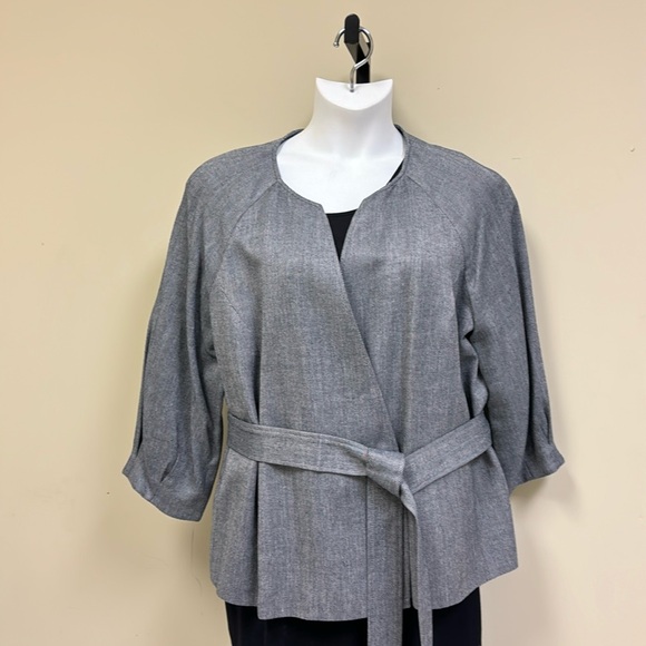 Talbots | Jackets & Coats | Talbots Plus Size Navy Tweed Blazerjacket ...